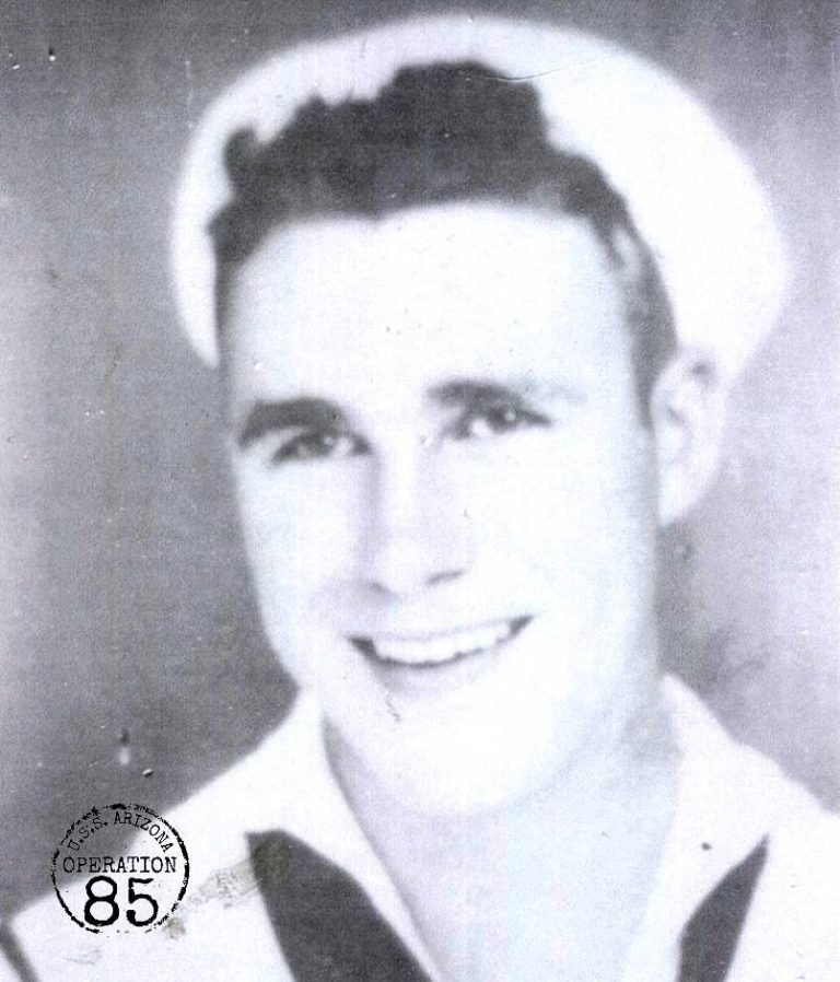 GM3c William Edward Mann - The U.S.S. Arizona Operation 85