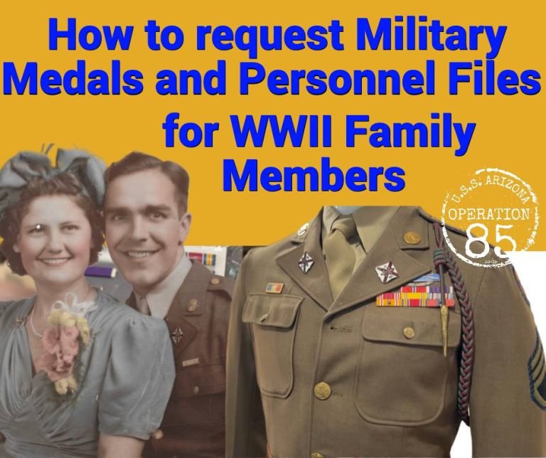 How to Request Military Medals & Personnel Files for Family Members ...